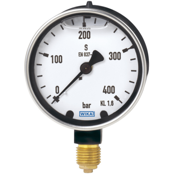 WIKA Bourdon Tube Pressure Gauge, Copper Alloy (213.40) – ASYA TRAFO
