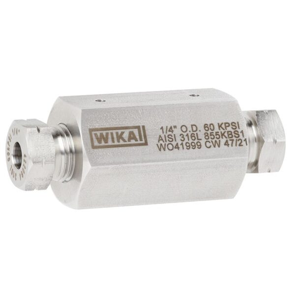 WIKA High-Pressure Connection Adapters and Couplings (HPAC) – ASYA TRAFO